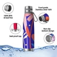 29oz Insulated Water Bottle with Tea Infuser, Stainless Steel Travel ...