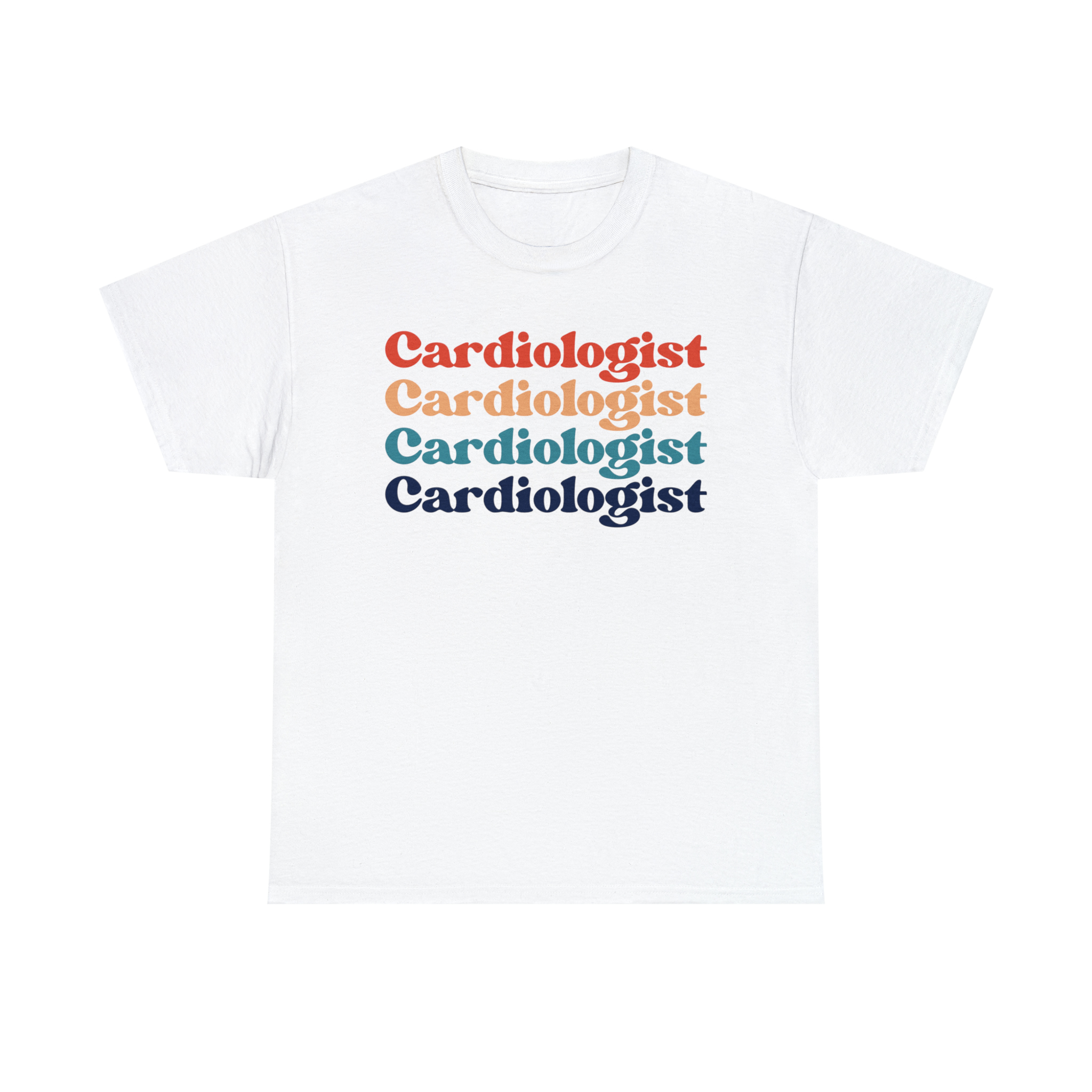 22Gifts Cardiologist Retro 70s Cardiology Graduation Shirt, Gifts ...