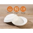 AHXLL, Cat Bowl, 5.75 inch Wide Shallow Ceramic Pet Feeder, White ...