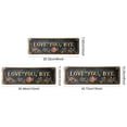 “Love You, Bye” Vintage Floral Wall Plaque, Love You Bye Metal Signs ...
