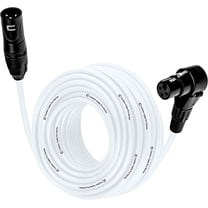Coluber Cable - Balanced XLR Cable Male to Right Angle Female - Audio ...