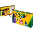 Crayola 96ct Assorted Color Crayons, Flip-Top with Built-in Sharpener - 1 Pack - Walmart.com