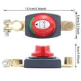 Top Post Battery Disconnect Switch, Brass Battery Master Switch ...