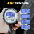 Digital Tire Pressure Gauge with 200 PSI - Heavy Duty Air Chuck ...