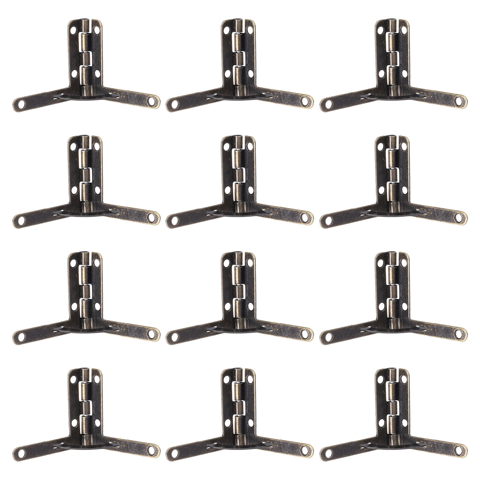 32pcs Metal Iron Hinges Heavy Duty Gift Box Hinges Wooden Box Home ...