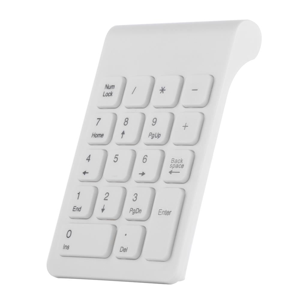 Linyer 2.4GHz USB Wireless 18 Keys Keyboard Professional Working Number ...