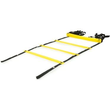 Black Mountain Products Foldable Agility Ladder with Carry Bag, 4M ...