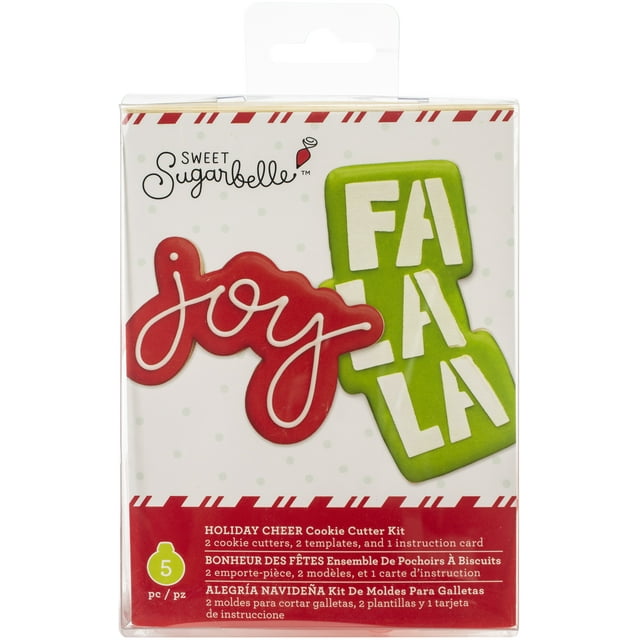 Sweet Sugarbelle Cookie Cutter Set 5/Pkg-Holiday Cheer - Walmart.com