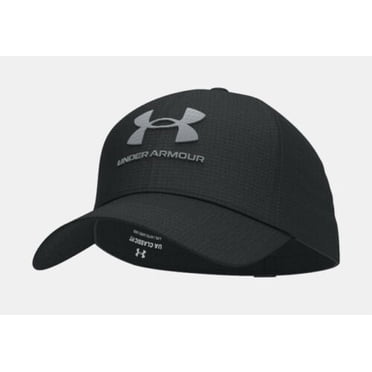 Under Armour Men's UA ArmourVent Stretch Hat 1361530-001 Black/Pitch ...