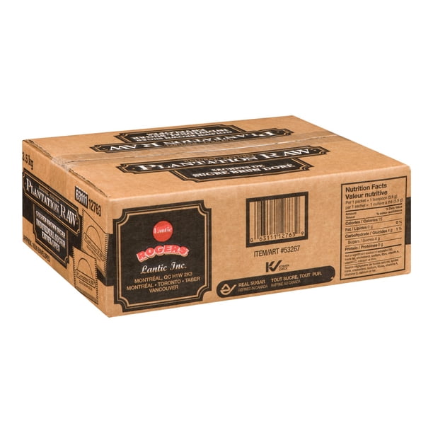 Rogers Raw Sugar, Plantation Portion | 3.5G/Unit, 1000 Units/Case ...