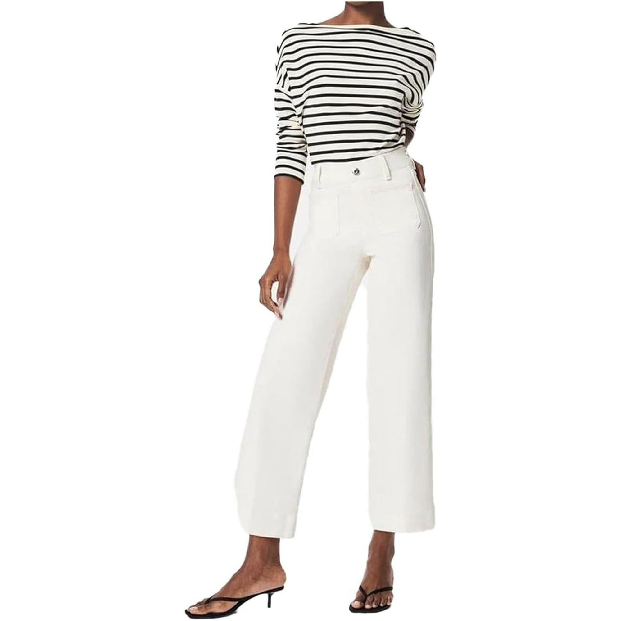 Click here for Unbranded Hugfegwe Tummy Control Cropped Wide-Leg... prices