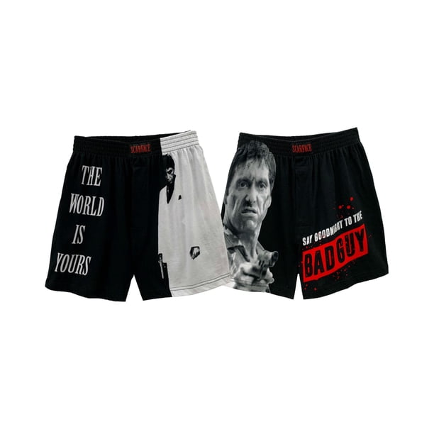 Scarface Men's Pajama Pants and Boxer Shorts Sleepwear Bottoms Set ...