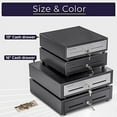 Volcora 13" Cash Register Drawer, 4 Bill/5 Coin, 24V, RJ11/RJ12 Key ...