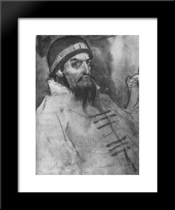 Ivan the Terrible(Sketch) 20x24 Framed Art Print by Viktor Vasnetsov ...