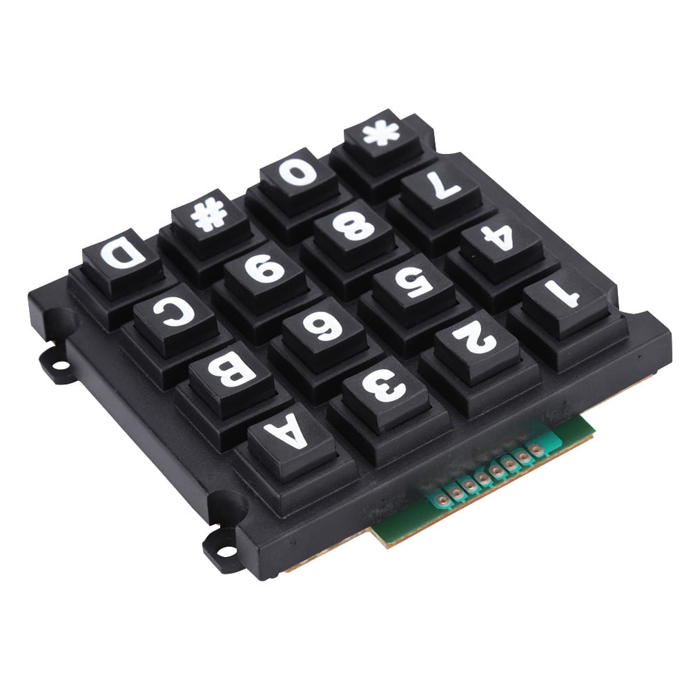 Keyboard Modules, 16 Keys 4x4 Push Buttons External Big Keypad,Choice ...