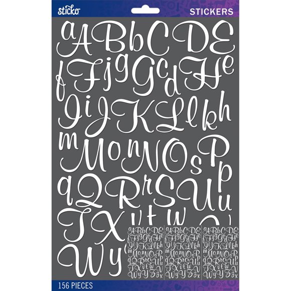 Extra Large Alphabet Stickers