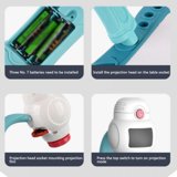 Groomer Drawing Projector Kids Bluey Storage Activity Table, Pink ...