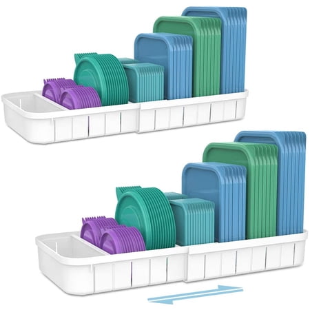 Food Container Lid Organizer Expandable Detachable Shrinkable ...