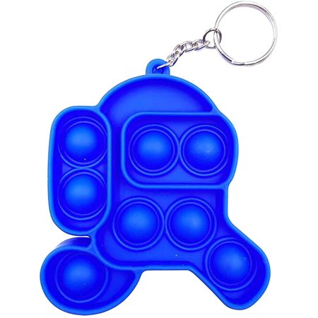 Simple Sensory Toy Fidget Dimple Toy Keychain, Silicone Bubbles ...