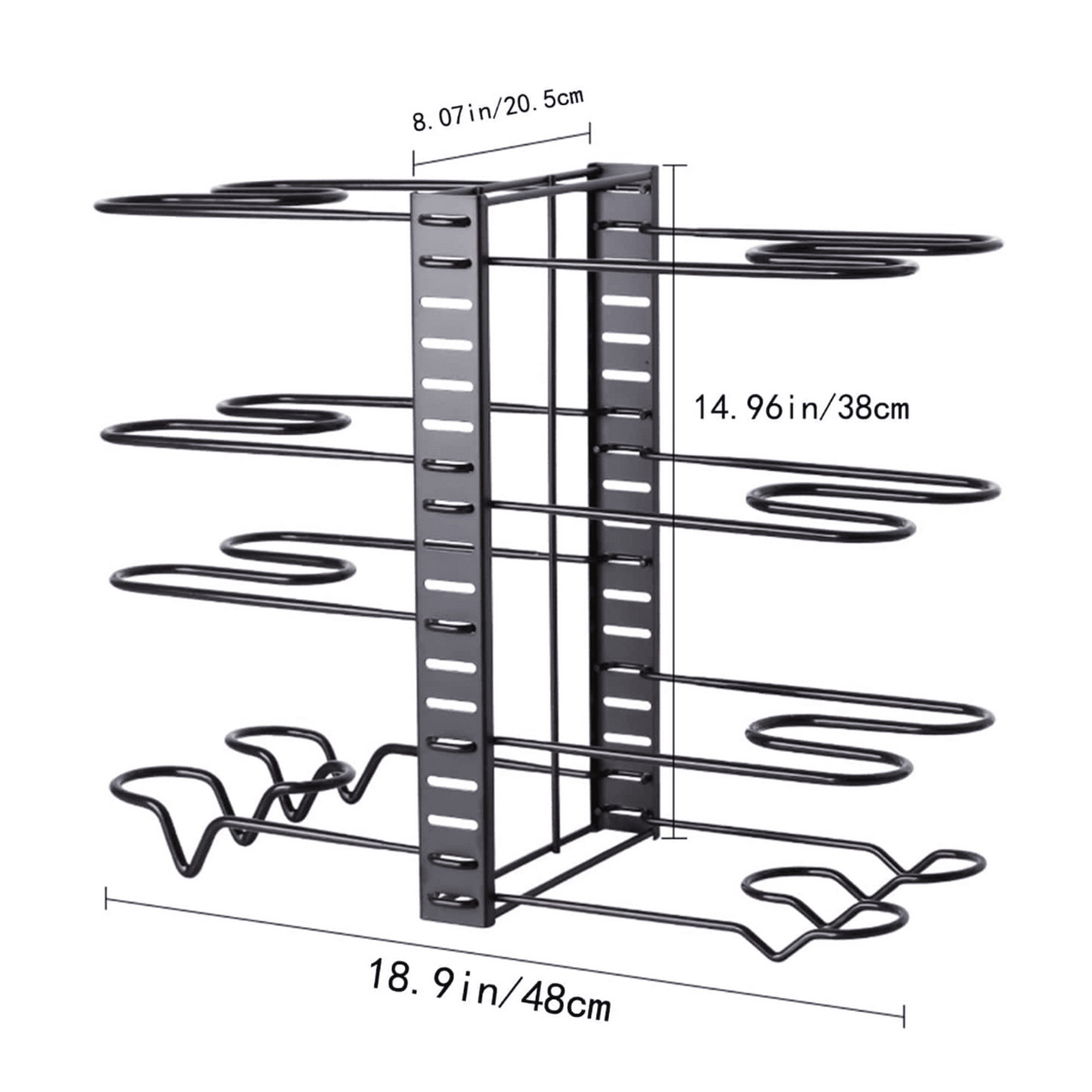 Click here for Yverix 1pc Metal Iron Art Multi-Layer Pot Lid Hold... prices
