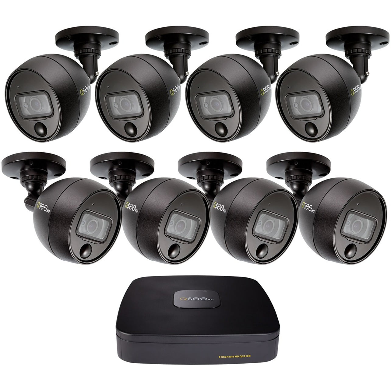 Q-See, QC918-8FJ-1, 8-Channel 1080p Analog HD Security System with 1TB ...