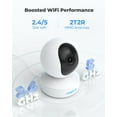 Reolink 5MP 2.4/5G WiFi Indoor Security Camera PTZ with Auto Tracking ...