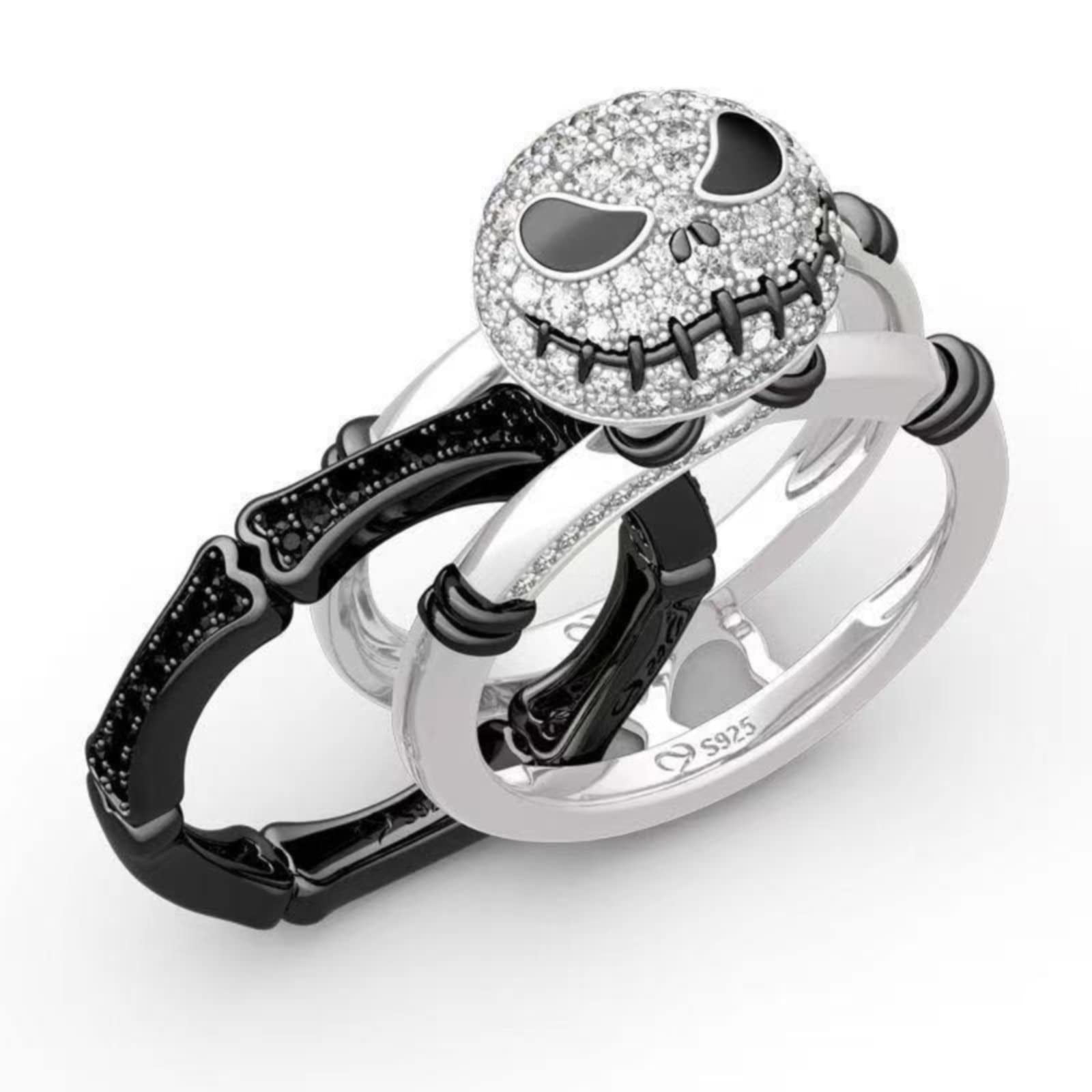 Nightmare Before Christmas Wedding Rings