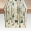 Rustic Forest Table Runner, Rustic Lodge Forest Cabin Country Hunting ...