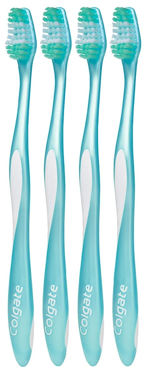 Colgate Wave Compact Head Toothbrush, Comfort Fit, Soft (Colors Vary ...