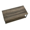 Household Essentials Jamestown Rectangular Coffee Table with Storage ...