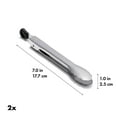 OXO Good Grips Stainless Steel Mini Tongs - 2 Pack - Walmart.com