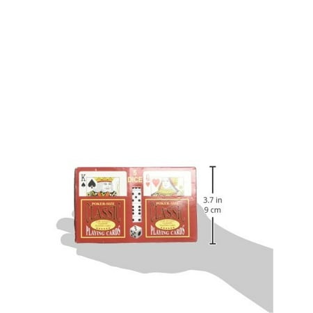 Playing 2 Deck Cards & 5 Dice Set, One Color - Walmart.ca