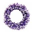 COM1950s Artificial Flower Wreath Spring, Trumpet Flower Rose Home ...