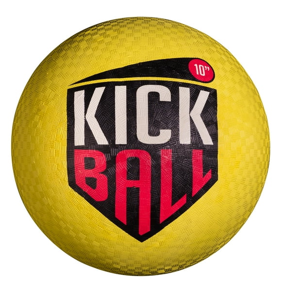 Franklin Sports Rubber Kickball -10" Playground Dodgeball - Yellow ...