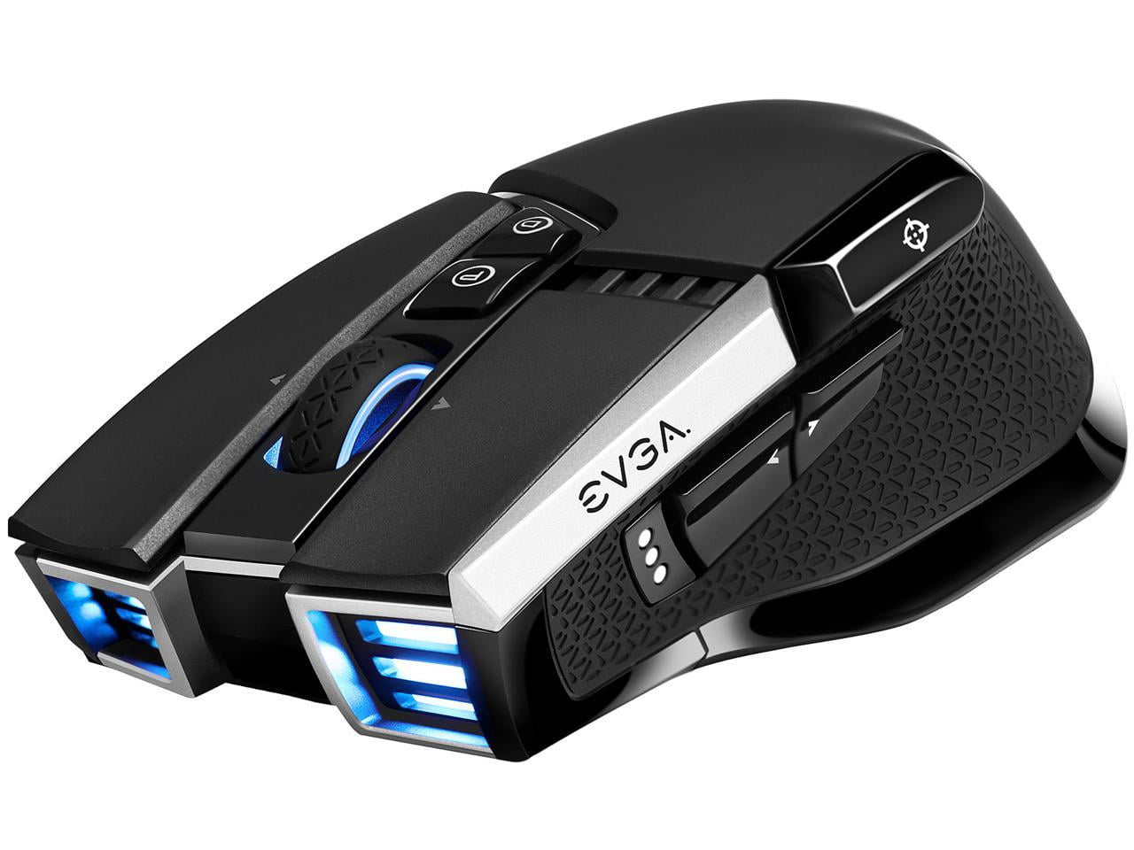 EVGA X20 Gaming Mouse, Wireless, Black, Customizable, 16,000 DPI, 5 ...