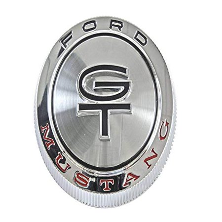 Scott Drake Steel Gas Cap Featuring"FORD MUSTANG GT" Lettering in a ...