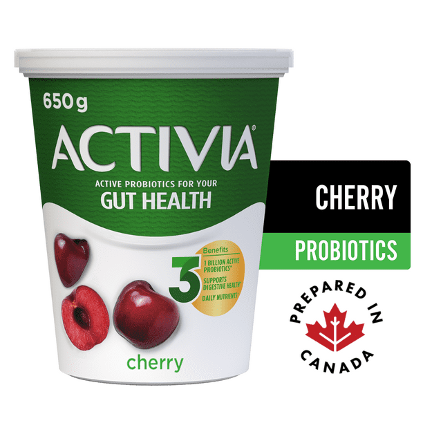Activia Probiotic Yogurt, Cherry, 650 g - Walmart.ca