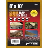 King Tarpaulin 6 ft. x 8 ft. Heavy Duty Canvas Tarp Brown - Walmart.com