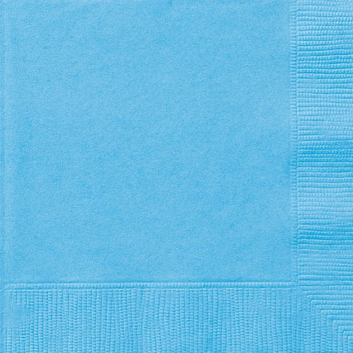 Light Blue Paper Luncheon Napkins, 6.5in, 50ct - Walmart.com