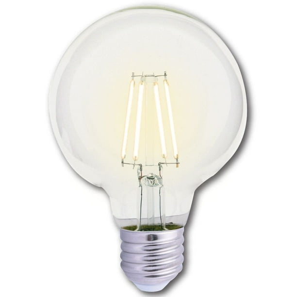 Great Value Deco LED G25 Light Bulb 60W Eqv 4.5 Watts Dayight, E26 Base ...