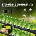 KFFKFF Hydroponic Garden Kit, 36 Spots Across 4 Tiers, Charcoal PVC ...