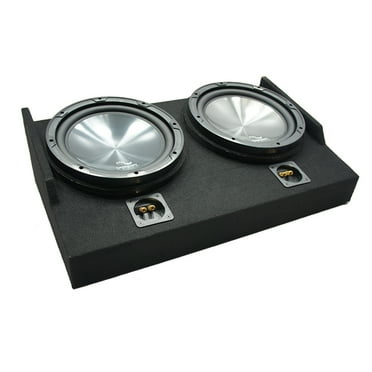 Harmony Accessory Master 10" Dual Sub Box Enclosure for Standard Cab Trucks, 2 Ohm - Walmart.com