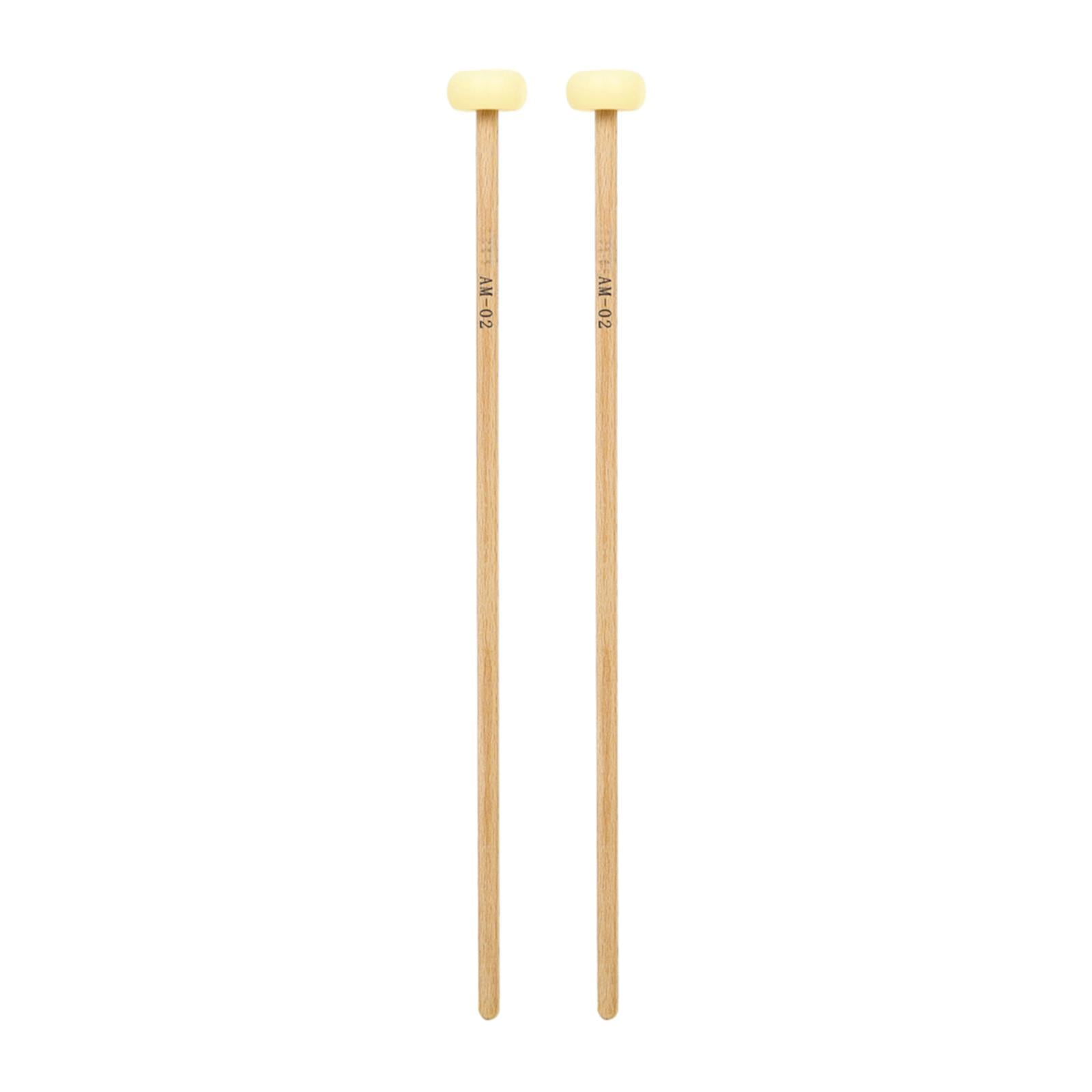 2x Glockenspiel mazo Marimba mazos cabeza de goma Glockenspiel palos ...