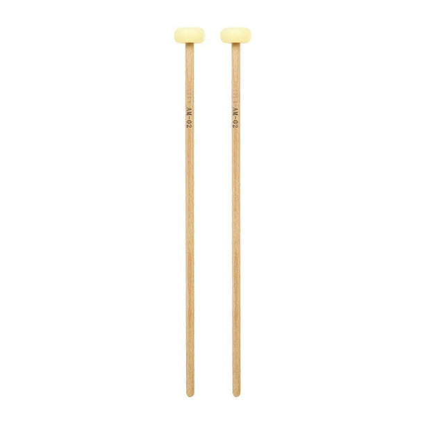 2x Glockenspiel mazo Marimba mazos cabeza de goma Glockenspiel palos ...