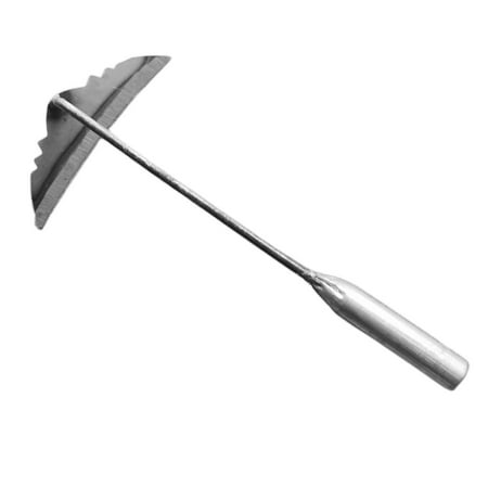 Garden Hoe Iron Tilling Weeding Yard Lawn Ditching Rake Hand Tool ...