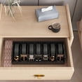 Belt Storage Organizer Box - Bamboo Belt Organizer for Closet | Wooden ...