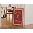 Affixzi Retro Baseball Art Print, Throwback Baseball Poster, Big Game ...
