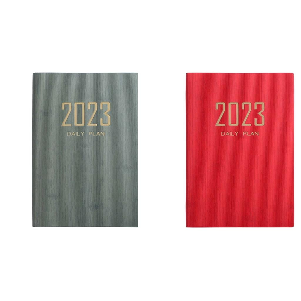 2x Cuaderno Portátil Diario Mensual Agenda Hábitos Del Tiempo Diario A5 ...