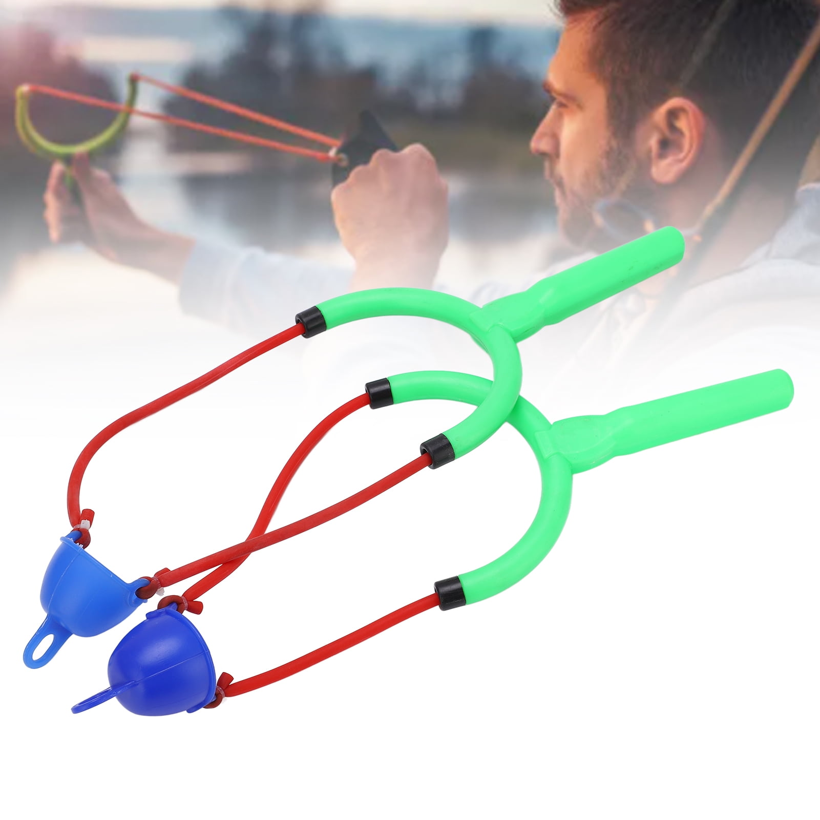 Buy Tebru Slingshot,Fishing Slingshot Simple Long Range Throwing Baits ...