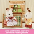 Calico Critters Dollhouse Comfy Living Room Set, High-Quality Furniture ...